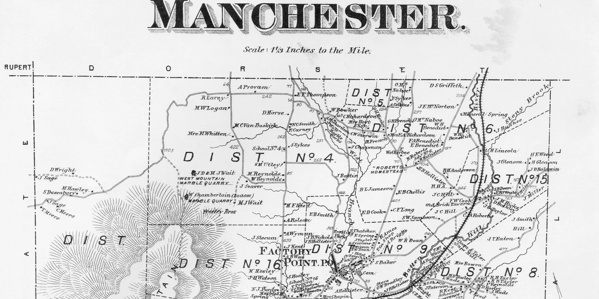 GMALL & MHS Present: Old Manchester Vermont Maps – Manchester Community ...