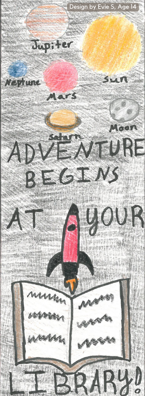 Summer Reading Program 2024 Design Your Own Bookmark Contest Winners ...