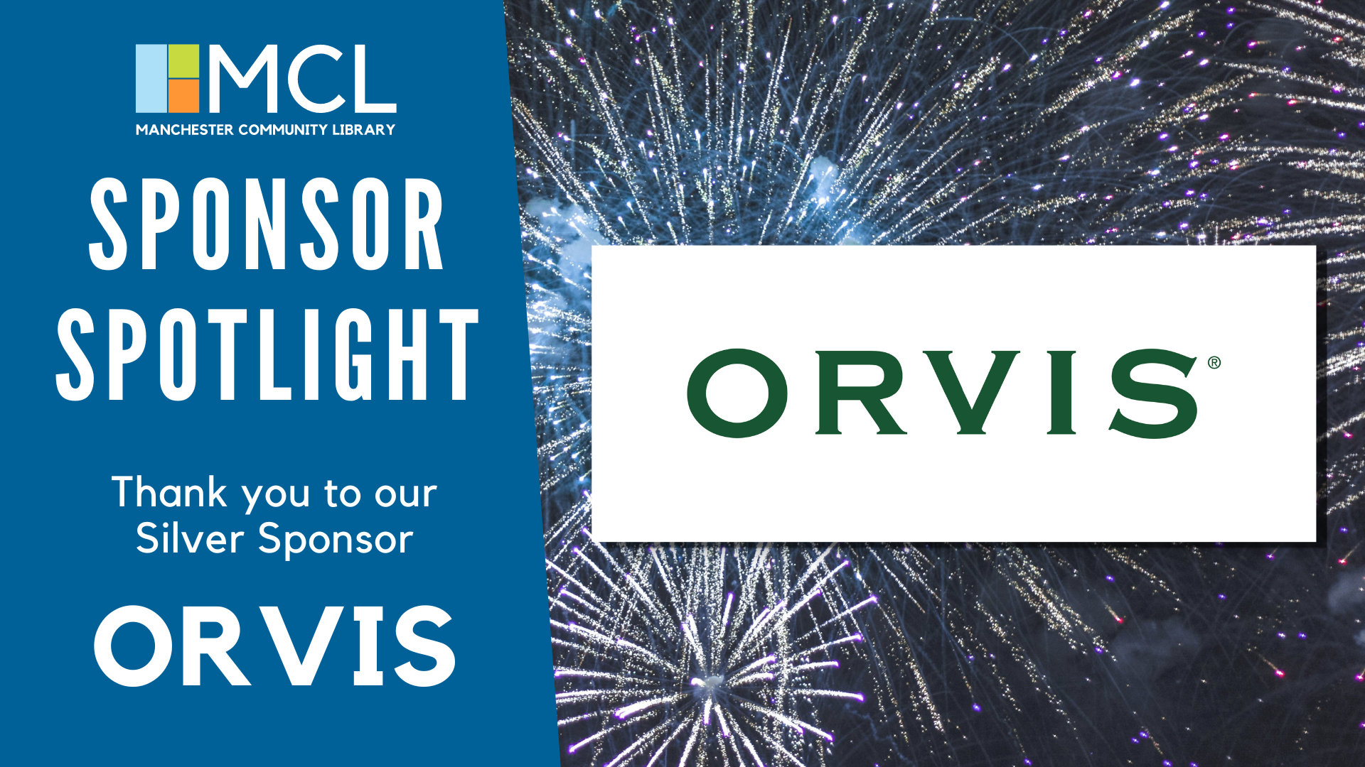 Sponsor Spotlight: Orvis – Manchester Community Library